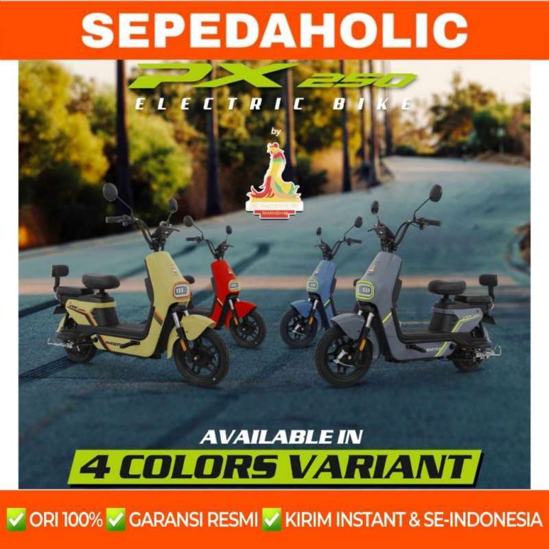 Promo Sepeda Listrik Phoenix Px 250 By Pacific Electric E Bike - Grey ...