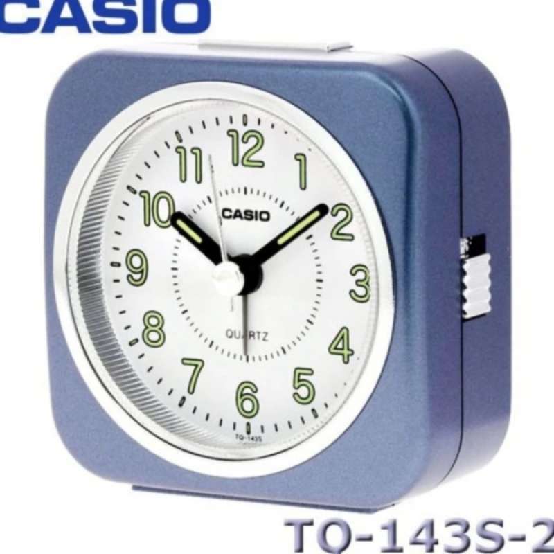 Promo Casio Jam Meja Tq 143 Weker Analog Beep Alarm Clock Quartz ...