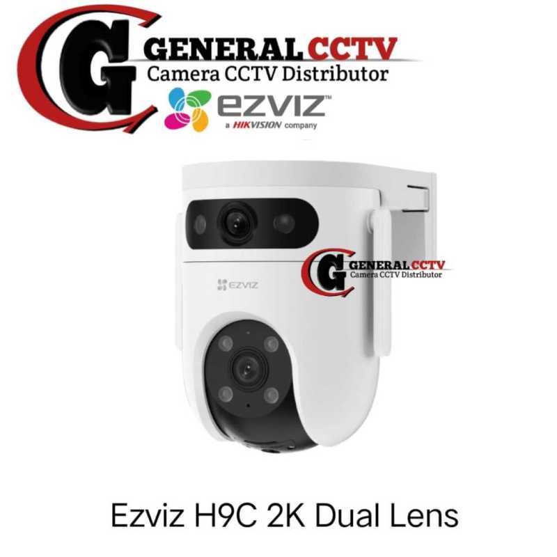 Promo Ezviz H9c Dual Lens 2k & 2k - 3mp + 3mp Smart Home Wifi Ip Camera ...