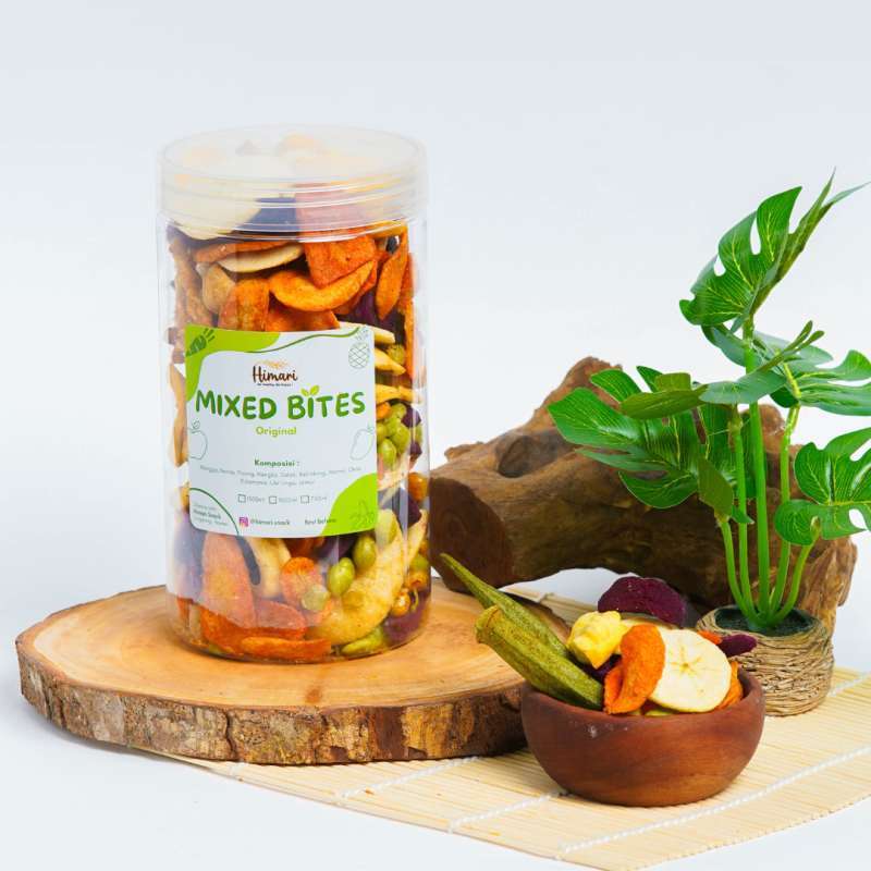 Jual Himari Mixed Bites Keripik Buah Sayur Mix 220gram Di Seller Himari ...