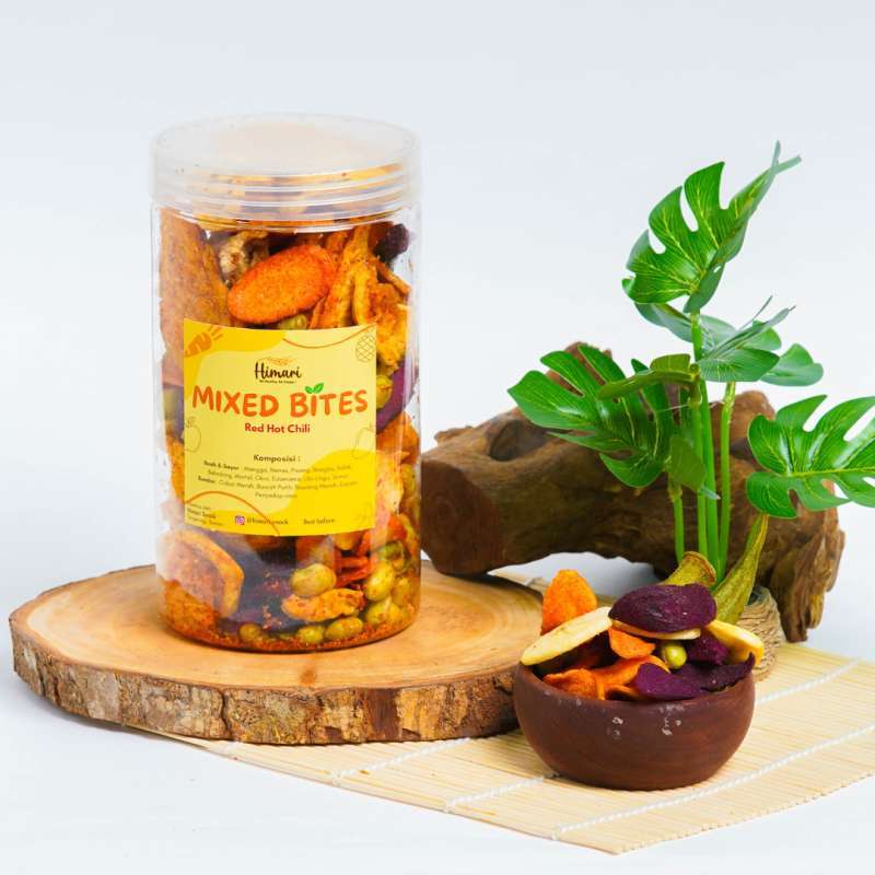 Jual Himari Mixed Bites Keripik Buah Sayur Mix 220gram Di Seller Himari ...