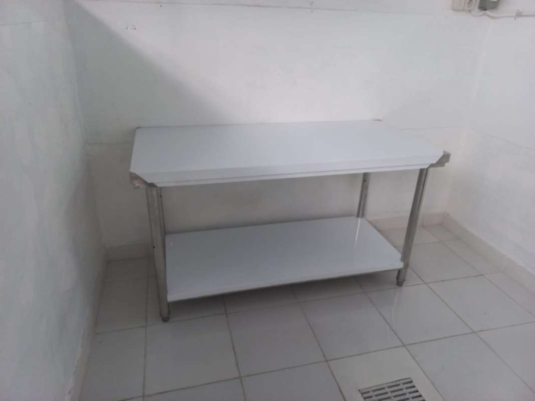 Promo Work Table Meja Stainless Dapur Bakery Panjang 1.2 Meter Rwt-12c ...