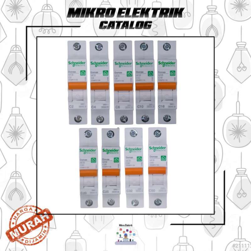 Promo Mcb Domae 1 Phase Schneider 2a/4a/6a/10a/16a/20a/25a/32a/40a - 32a Diskon 50% Di Seller ...