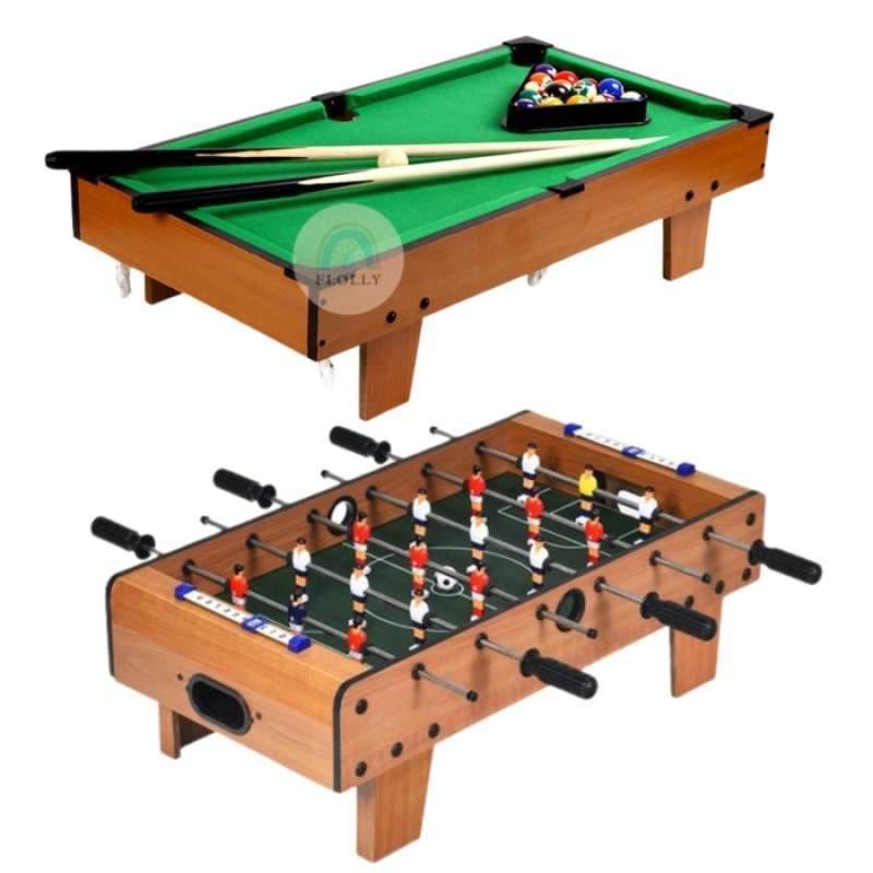Promo Mainan Meja Billiard Soccer Mini Pool Table Foosball Board Game ...