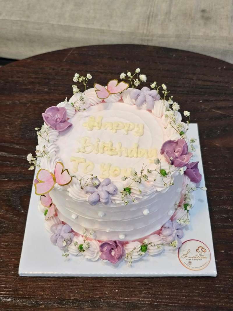 Jual Korean Cake D12cm Cake Ultah Kue Korean Custom Kue Ultah Kado ...