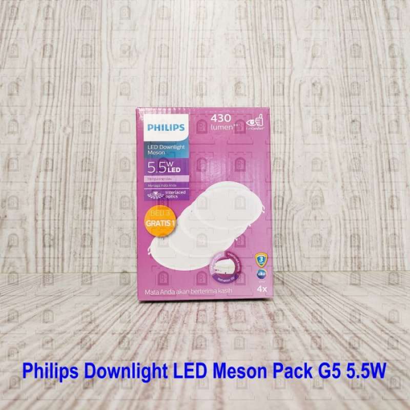 Promo Philips Downlight Led Pack Meson 59447 Gen5 5.5w D090 Inbow Bulat Diskon 33% Di Seller ...