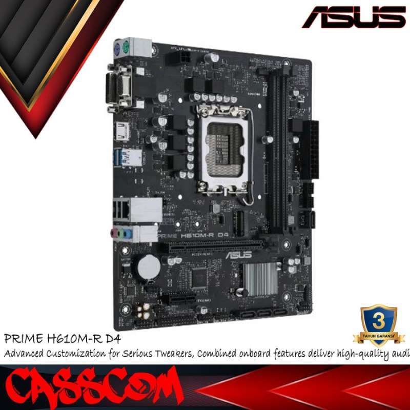 Jual Motherboard Asus Prime H610m-r D4 Intel Lga 1700 M-atx Ddr4 Di Seller Casscom - Mekarjaya-2 ...