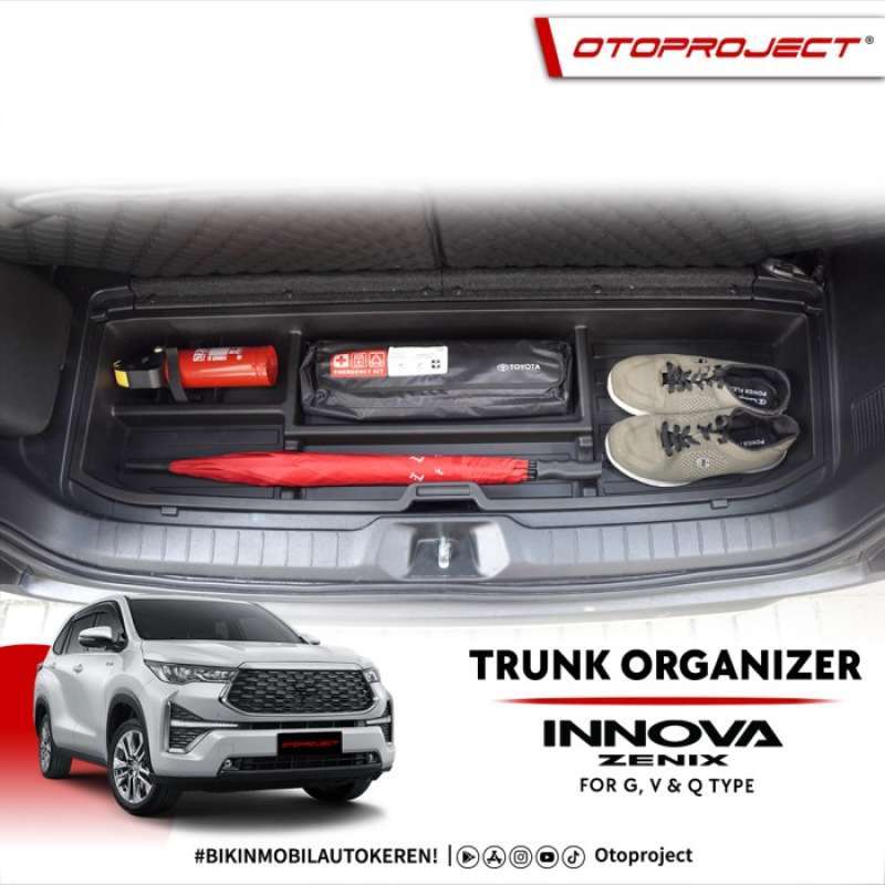 Promo Rear Trunk Organizer Box Bagasi Belakang Oto Projects Innova ...
