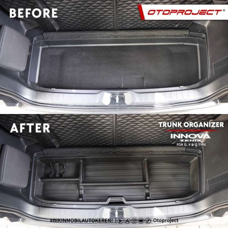 Promo Rear Trunk Organizer Box Bagasi Belakang Oto Projects Innova ...