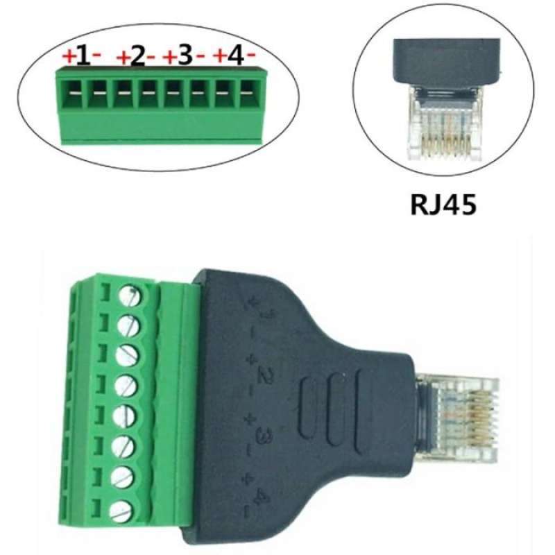 Jual Converter Adapter Connector Ethernet Rj45 To 8 Pin Di Seller It ...