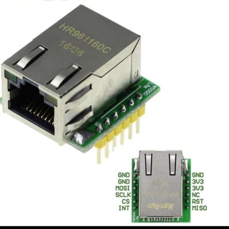 Jual Mini W5500 Usr Es1 Lan Ethernet Shield Network Module Spi For Arduino Di Seller It Electro