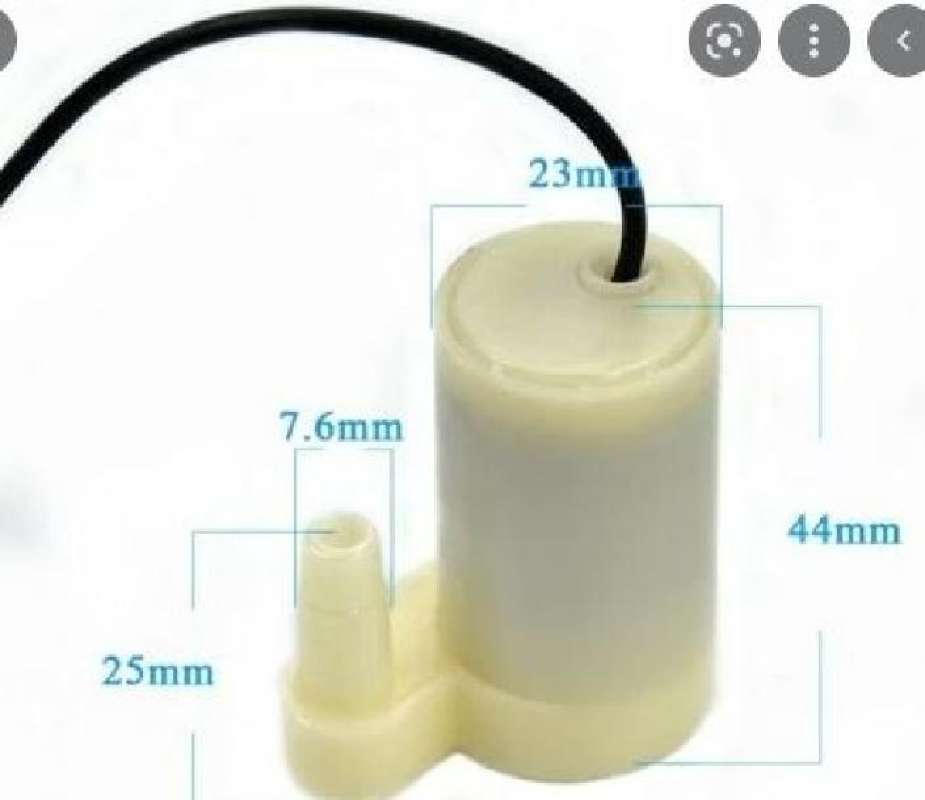 Jual Pompa Air Celup Mini 3-6v Dc Submersible Micro Pump 5v Motor - A ...