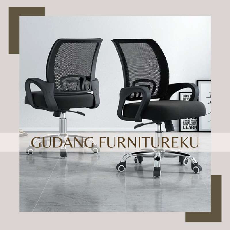 Promo Kursi Kantor Murah/ Bangku Kerja/ Office Chair Hidrolik Kursi ...