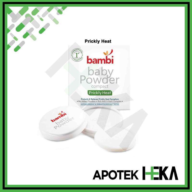 Jual Bambi Baby Powder Compact 40 G - Bedak Padat Iritasi Biang ...