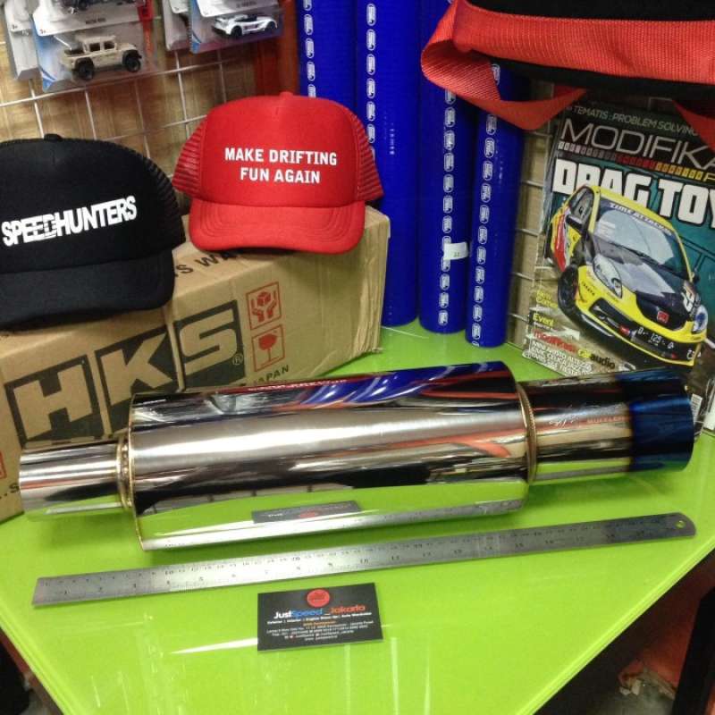 Promo Hks Hi Power Exhaust Muffler Jasma Rainbow Size M Diskon 7% Di ...