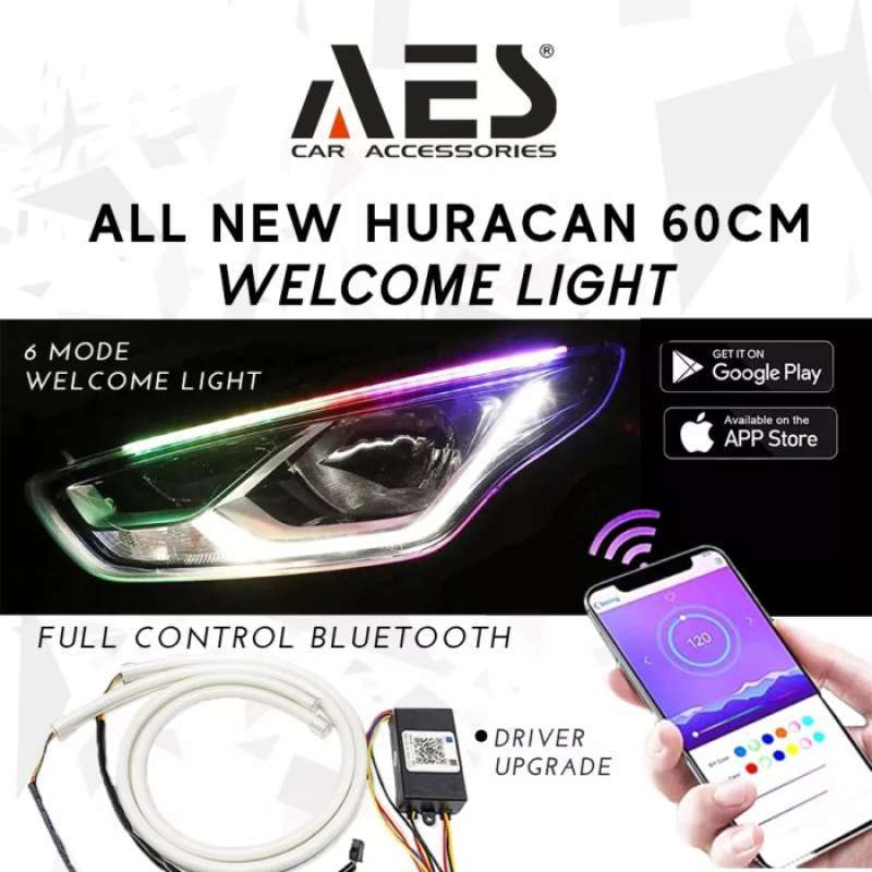 Promo Drl Aes Rgb Huracan Softled 60 Cm Daytime Running Light Bluetooth ...