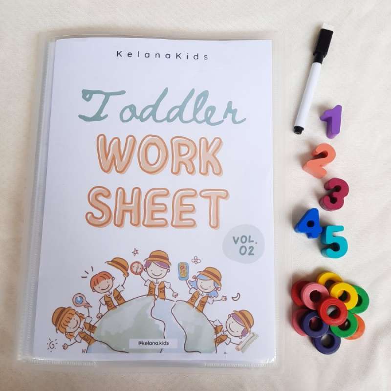 Promo Worksheet Vol. 02 /lembar Kerja Anak Usia 4th+ - Hanya Print Out ...