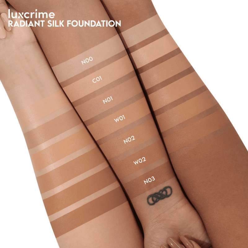 Jual Luxcrime Radiant Silk Foundation Spf 50 Pa+++ Di Seller ...