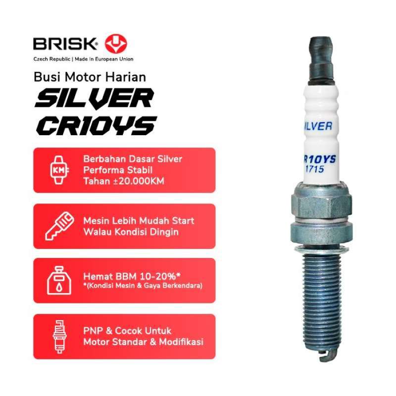 Promo Busi Motor Brisk Untuk Rr Diskon 18% Di Seller Toplets Shop ...