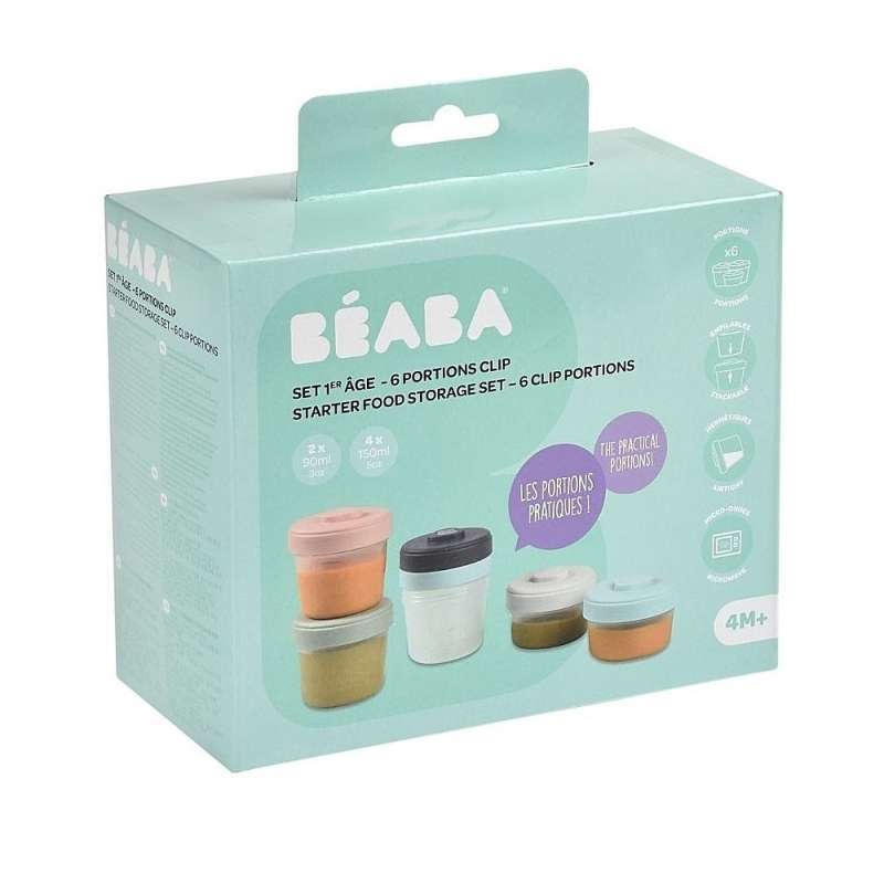 Jual Beaba Portions Clip Food Storage Set Wadah Penyimpanan Makanan ...
