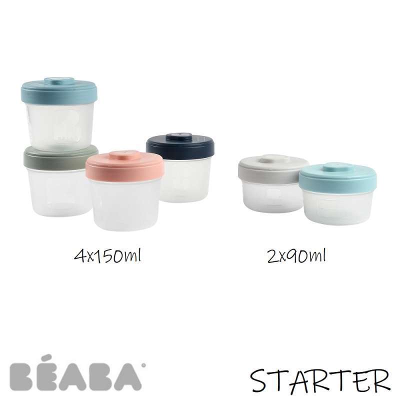 Jual Beaba Portions Clip Food Storage Set Wadah Penyimpanan Makanan ...