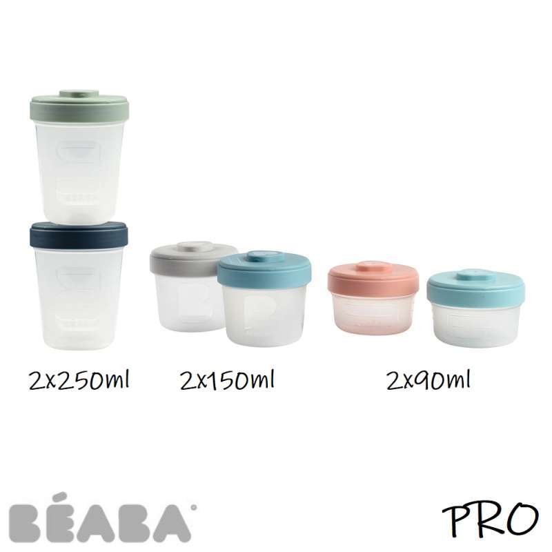 Jual Beaba Portions Clip Food Storage Set Wadah Penyimpanan Makanan ...