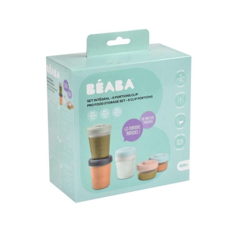 Jual Beaba Portions Clip Food Storage Set Wadah Penyimpanan Makanan ...