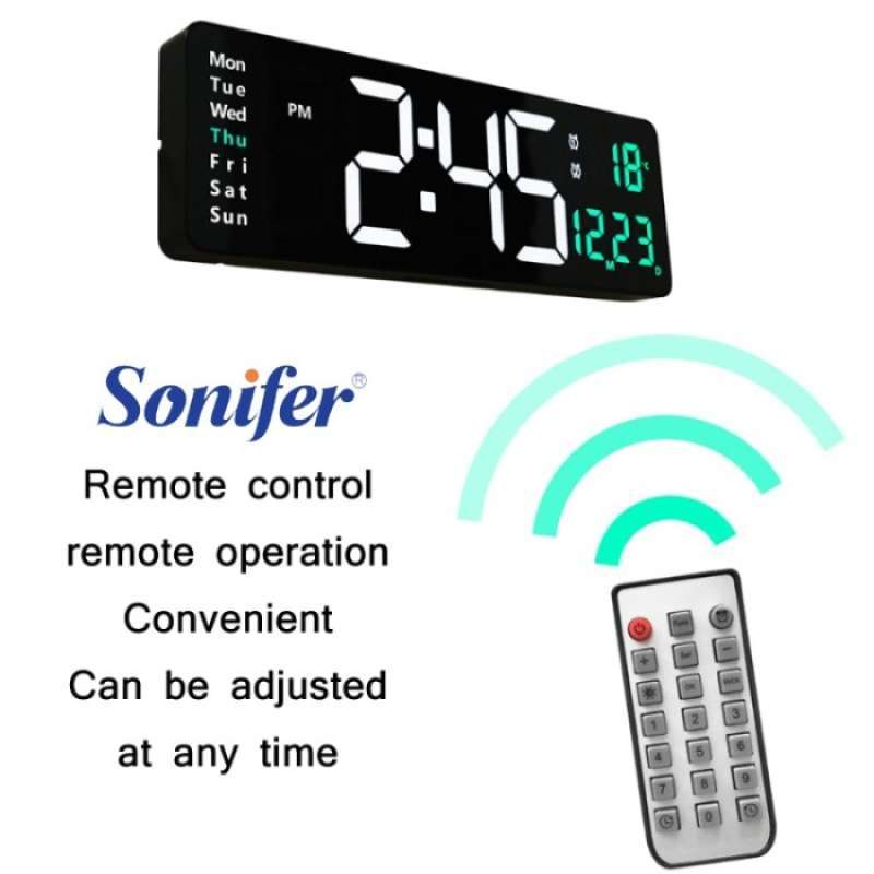 Promo Jam Dinding Timer Digital/jam Countdown/jam Stopwatch Sonifer ...