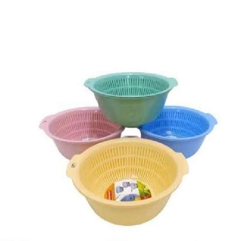 Jual Baskom Saringan Set Yoshikawa Tirisan Cuci Sayur Buah Minyak ...