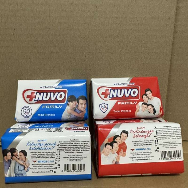 Jual Sabun Mandi Nuvo Antibacterial Mild Protect Dan Total Protect Di ...