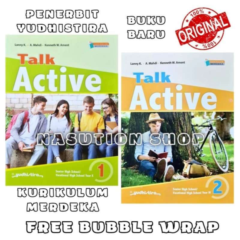 Promo Buku Talk Active Kelas 1 2 3 Sma Yudhistira Kurikulum Merdeka ...
