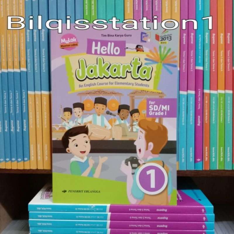 Promo Buku Hello Jakarta Kelas 1,2,3,4,5,6 Sd/mi K13 Revisi Erlangga ...