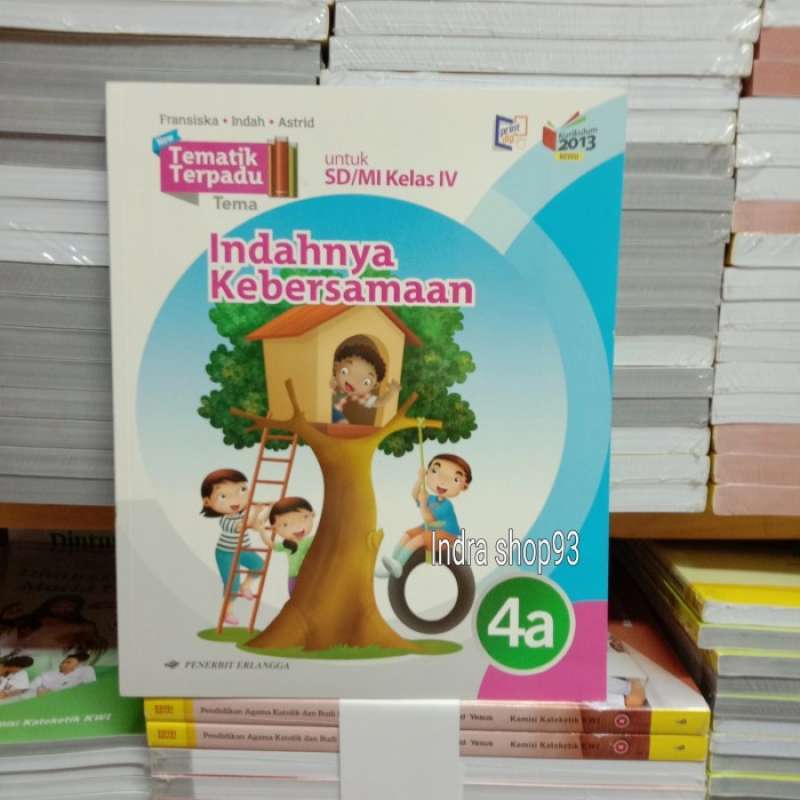 Promo Buku Tematik 4a,4b,4c,4d,4e Kelas 4 Sd K13 Revisi Erlangga ...