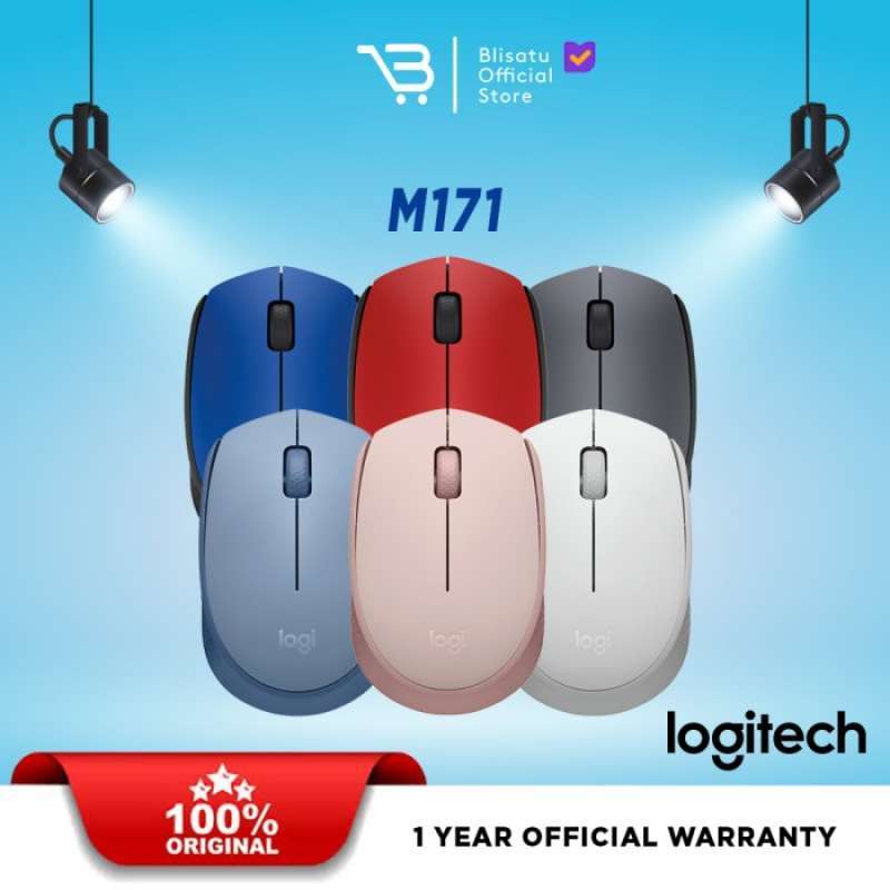 Promo 100% Produk Ori Logitech M171 Mouse Wireless Original Diskon 23% ...