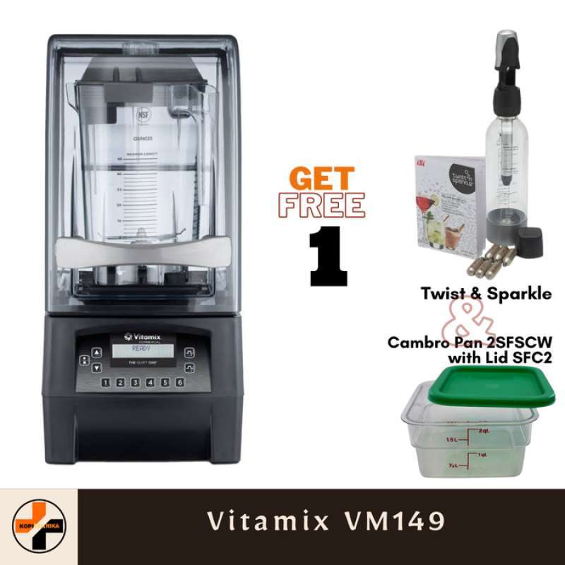 Promo Commercial Blender Vitamix Vm 149 The Quiet One Garansi Resmi 1 Tahun Diskon 23% Di Seller ...