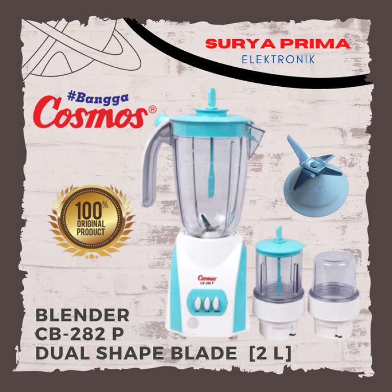 Promo Blender Cosmos Cb-282 P Dual Shape Blade 2l Diskon 23% Di Seller ...