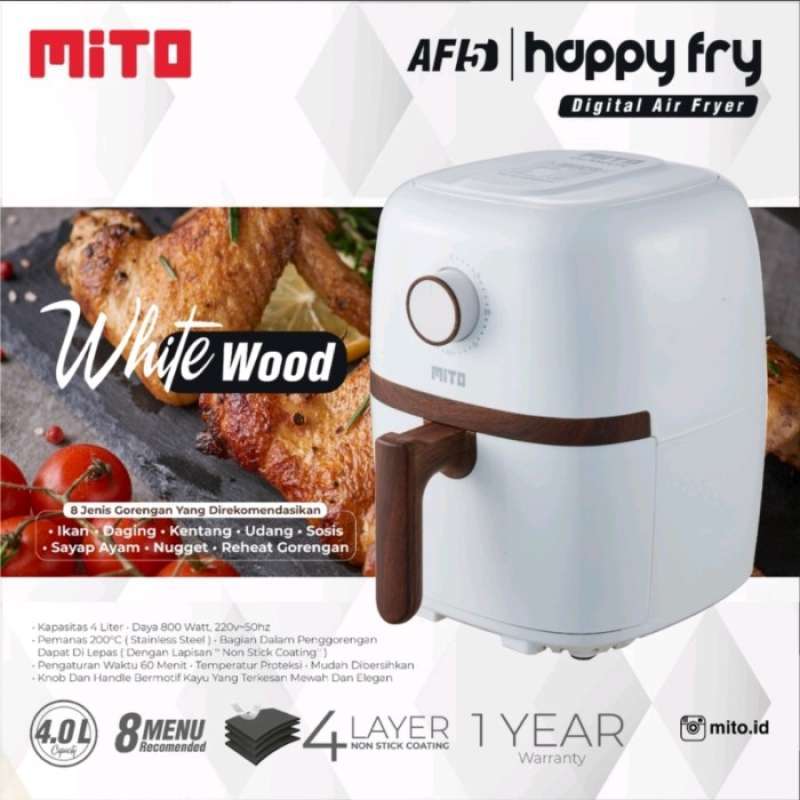 Jual Mito Air Fryer Af5 Happy Fry-garansi Resmi Mito Di Seller Noelle - Cengkareng Timur, Kota ...