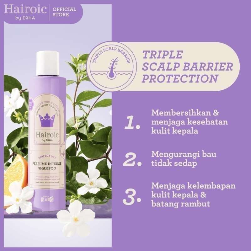 Jual Hairoic By Erha - Shampoo Parfum Perfect Day Perfume Intense Sampo ...