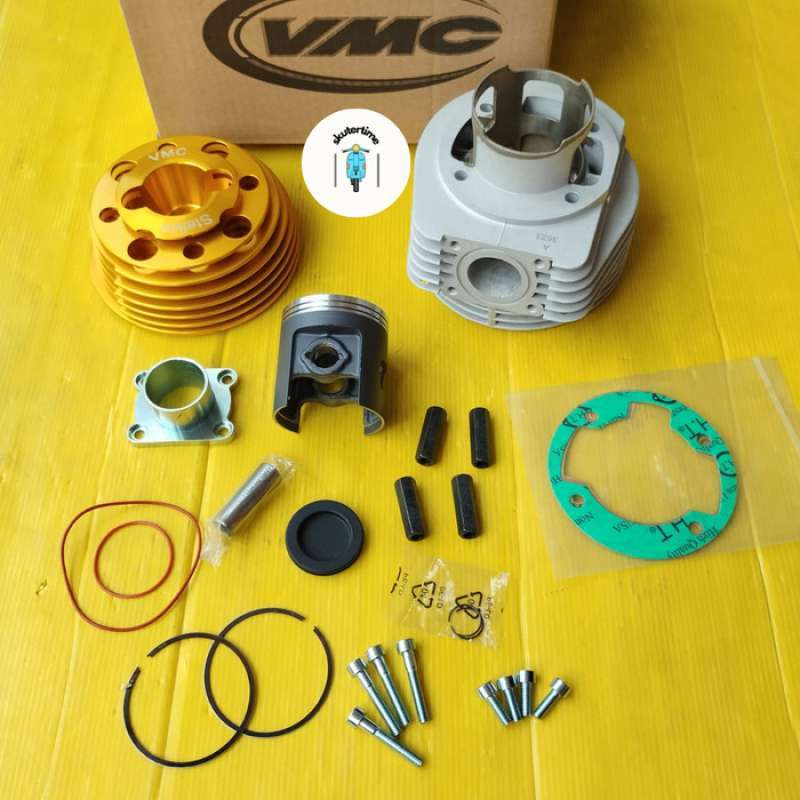 Promo Blok Block Set Vmc 177 Cc Stelvio Bahan Alloy Untuk Vespa Px ...