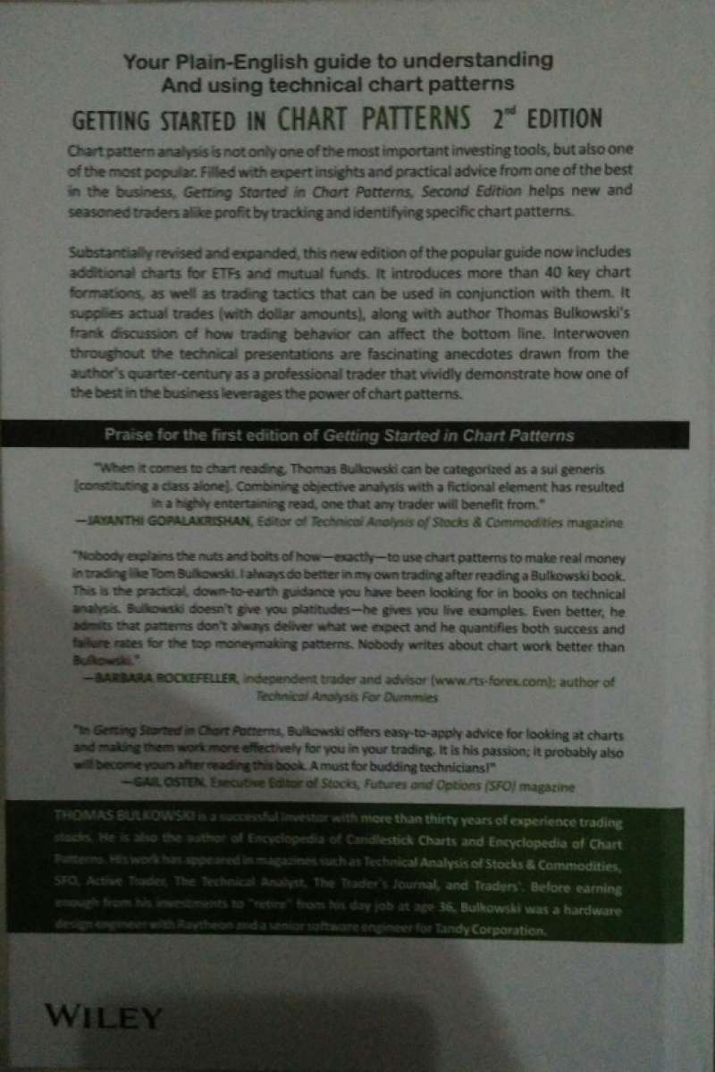 Promo Thomas N. Bulkowski - Getting Started In Chart Patterns Diskon 27% Di Seller Huka Shop ...