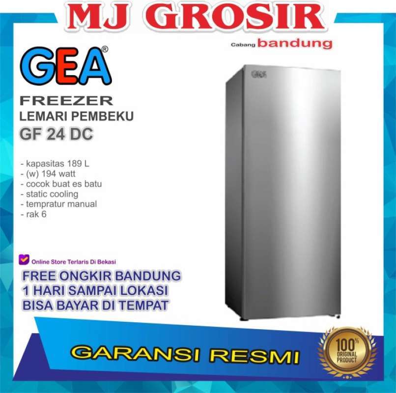 Promo Gea Freezer Gf 24 Dc Gf-24 Dc 6 Rak Freeser Es Batu Asi Dll Diskon 23% Di Seller Cuanz ...