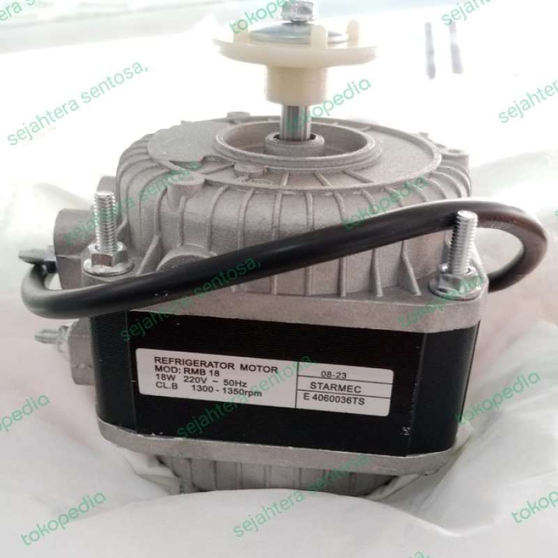 Promo Fan Motor Kondensor Mrek Starmec Kulkas/showcase 18 Watt,10 Watt ...