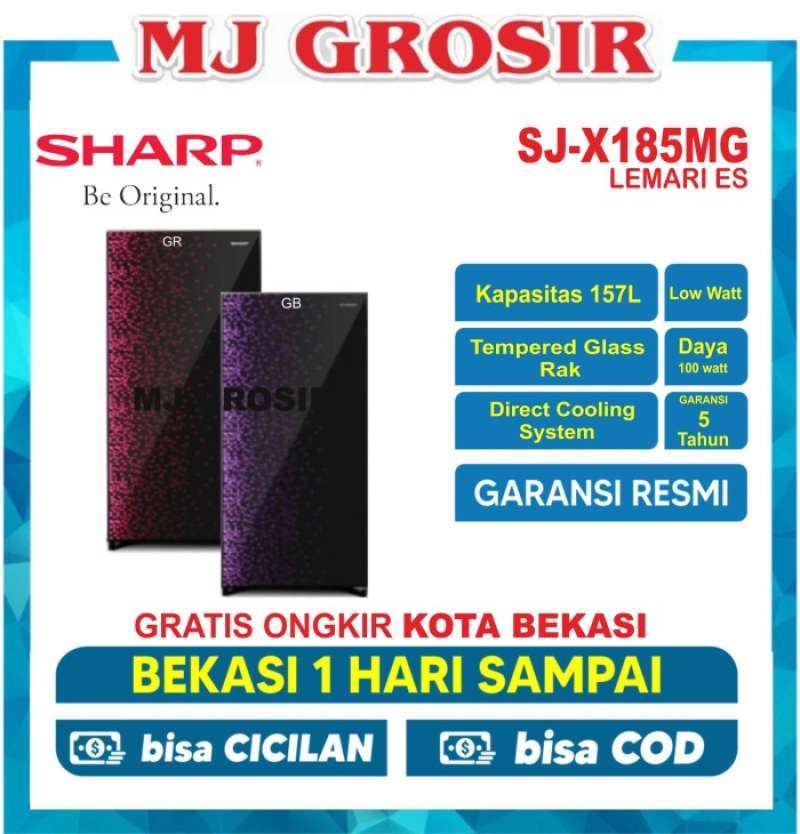 Promo Kulkas Sharp Sjx 185 Mg Lemari Es 1 Pintu Sjx185mg Sjx 185mg Shine Diskon 23% Di Seller ...