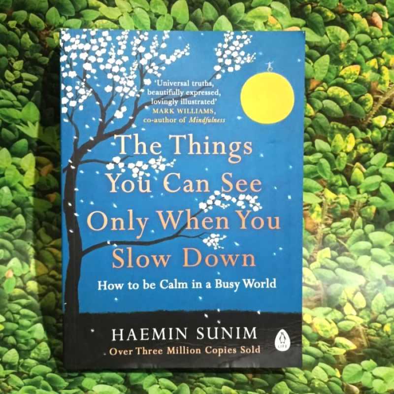 Promo The Things You Can See Only When You Slow Down By Haemin Sunim Pb ...