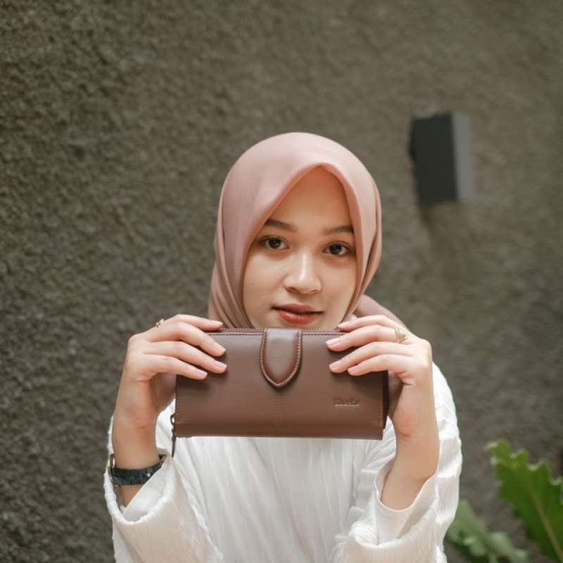 Promo Dompet Wanita Kulit Asli - Eolin Panjang + Strap Diskon 27% Di Seller Nz Store - Pondok ...