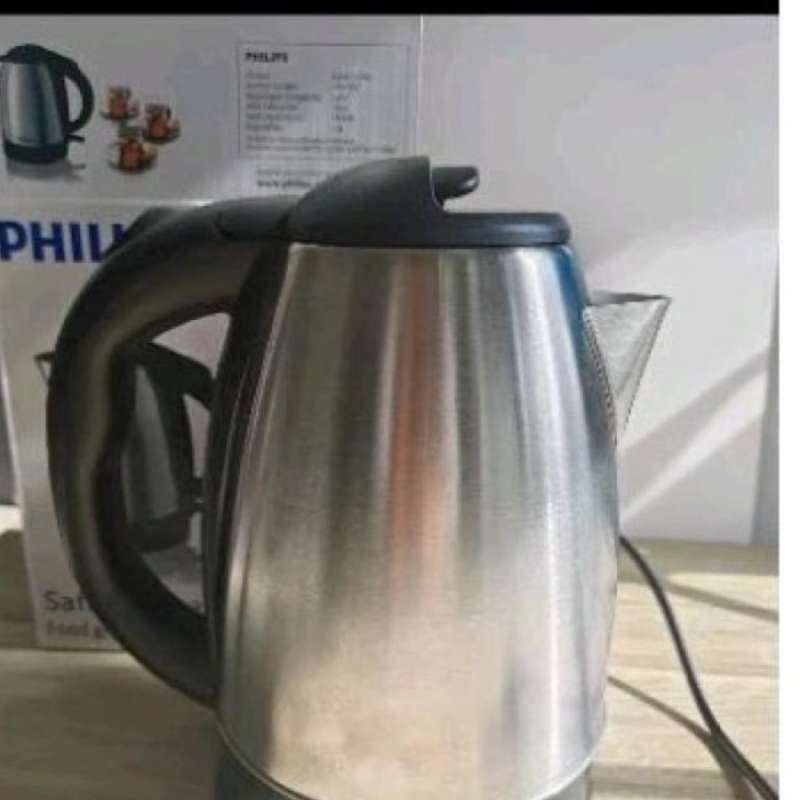 Jual Teko Listrik Philips Kettle Listrik 1.8 Liter 1500 Watt - Teko ...