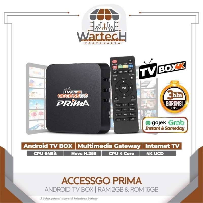 Jual Android Tv Box 4k Accessgo Prima Ram 2gb & Rom 16gb Atb Di Seller ...
