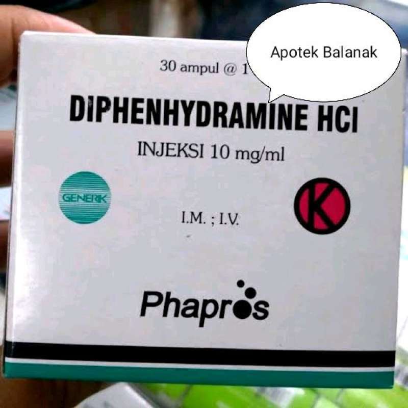 Jual Asli Dan Original Diphenhydramine10 Mg (phapros Dipenhidramin ...