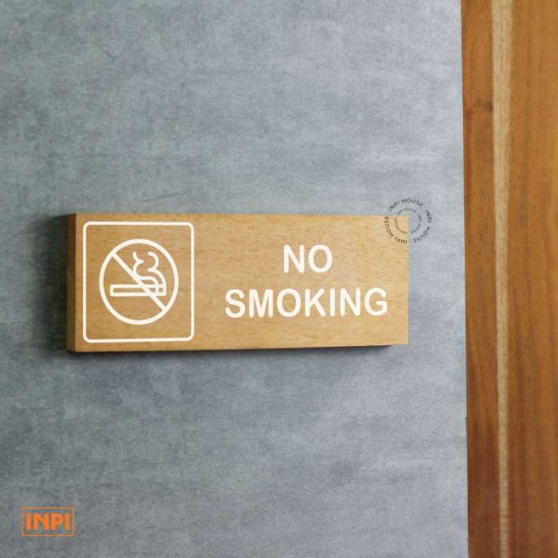 Jual No Smoking Sign System - Papan Tanda Dilarang Merokok - Wall ...