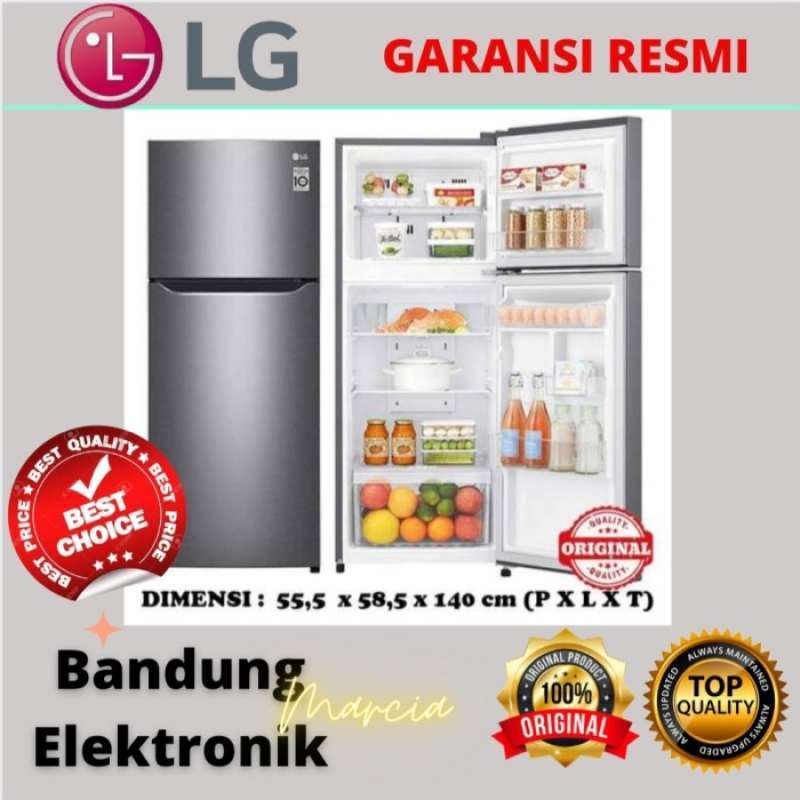 Promo Kulkas Lg Gn B215sqmt / Gnb215sqmt , Kulkas 2 Pintu Lg Inverter ...